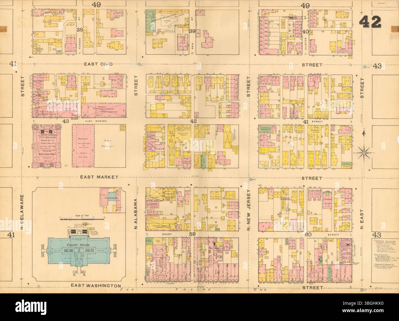 Sanborn Map #42, from 1887, provides a detailed view of the city of ...
