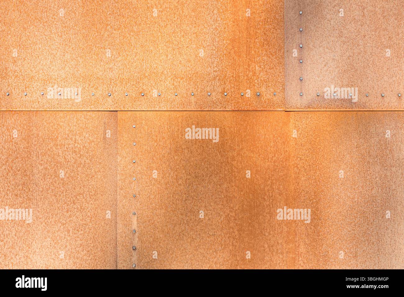 Rusty iron plate with rivets as background Stock Photo - Alamy