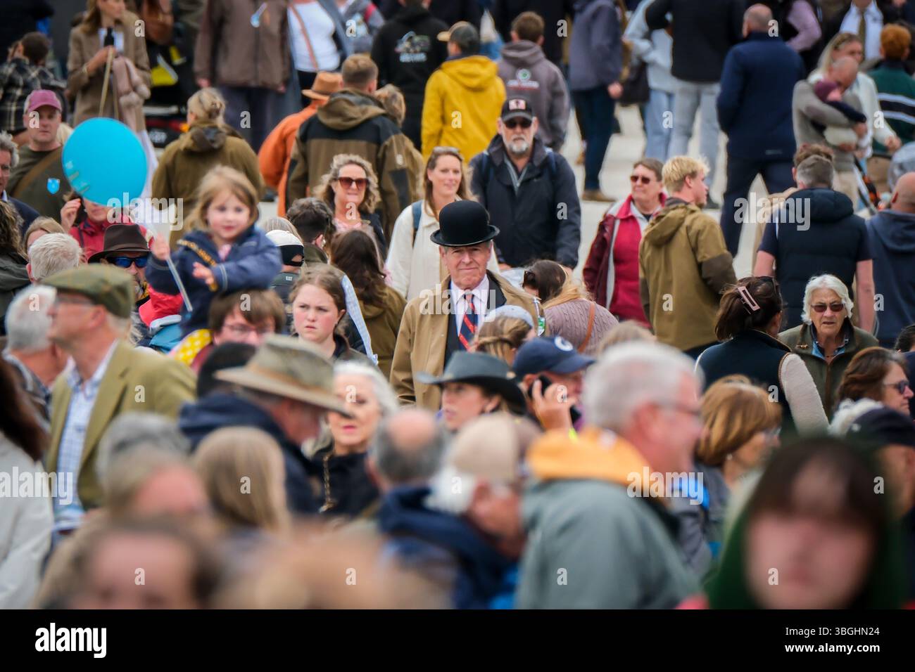People at the Royal Cornwall Show at the Royal Cornwall Showground ...