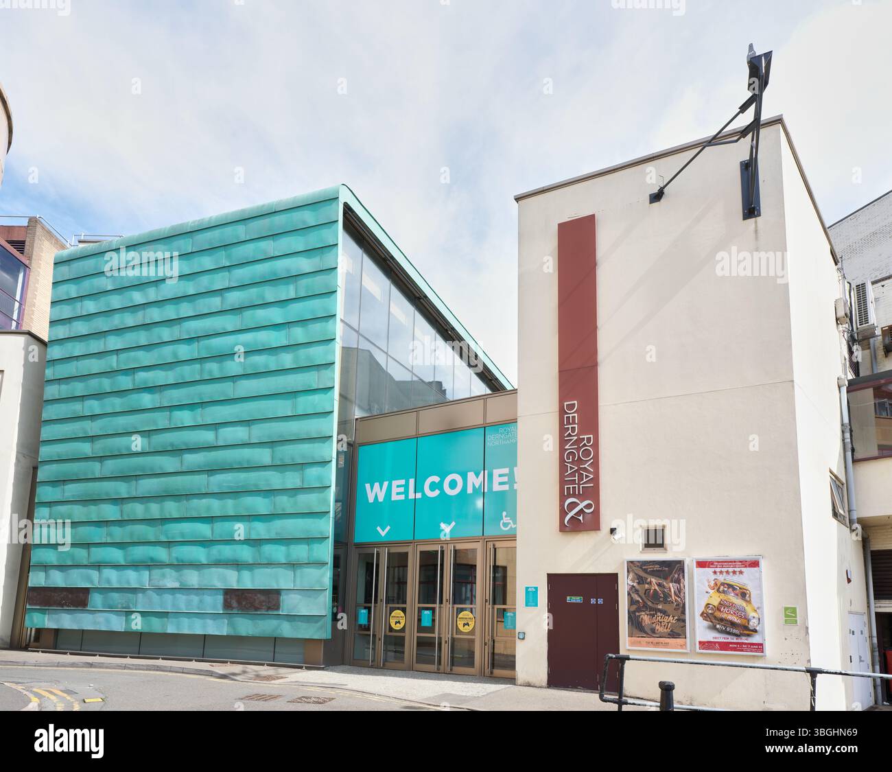 Royal & Derngate theatre, Cultural Quarter, Northampton, England Stock ...