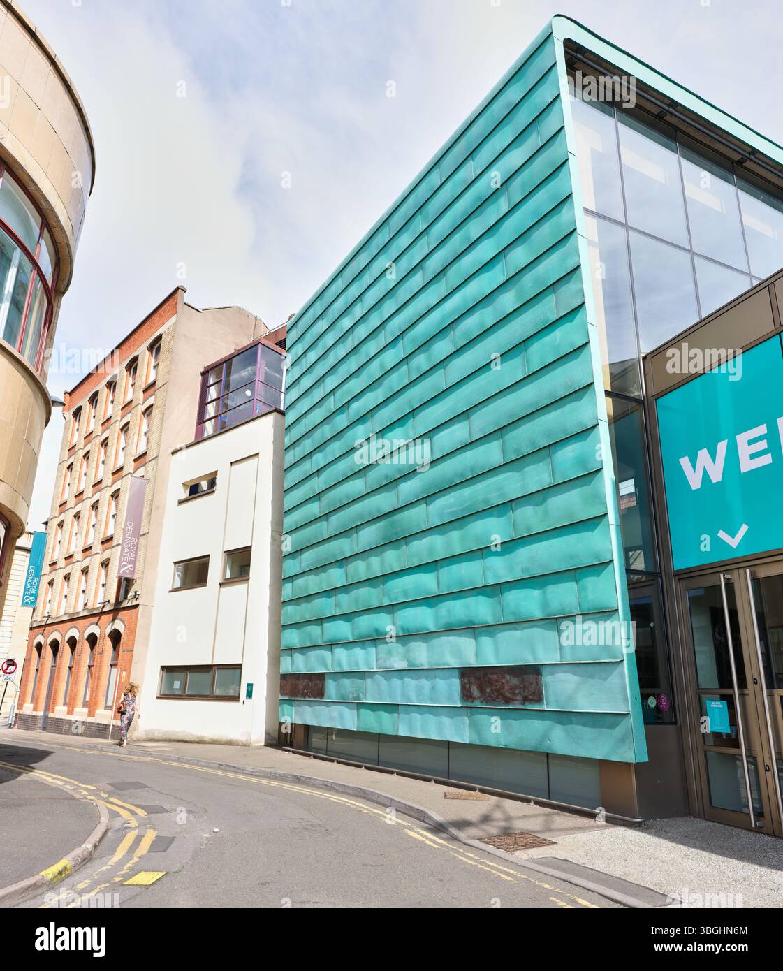 Royal & Derngate theatre, Cultural Quarter, Northampton, England Stock ...