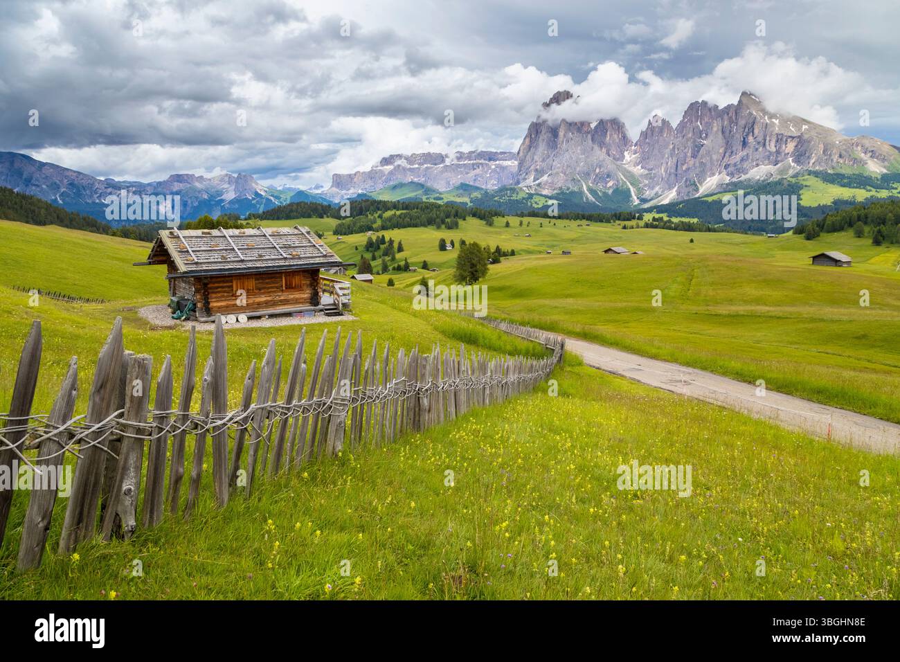 Dolomite plateau the largest high altitude alpine in europe castelrotto ...