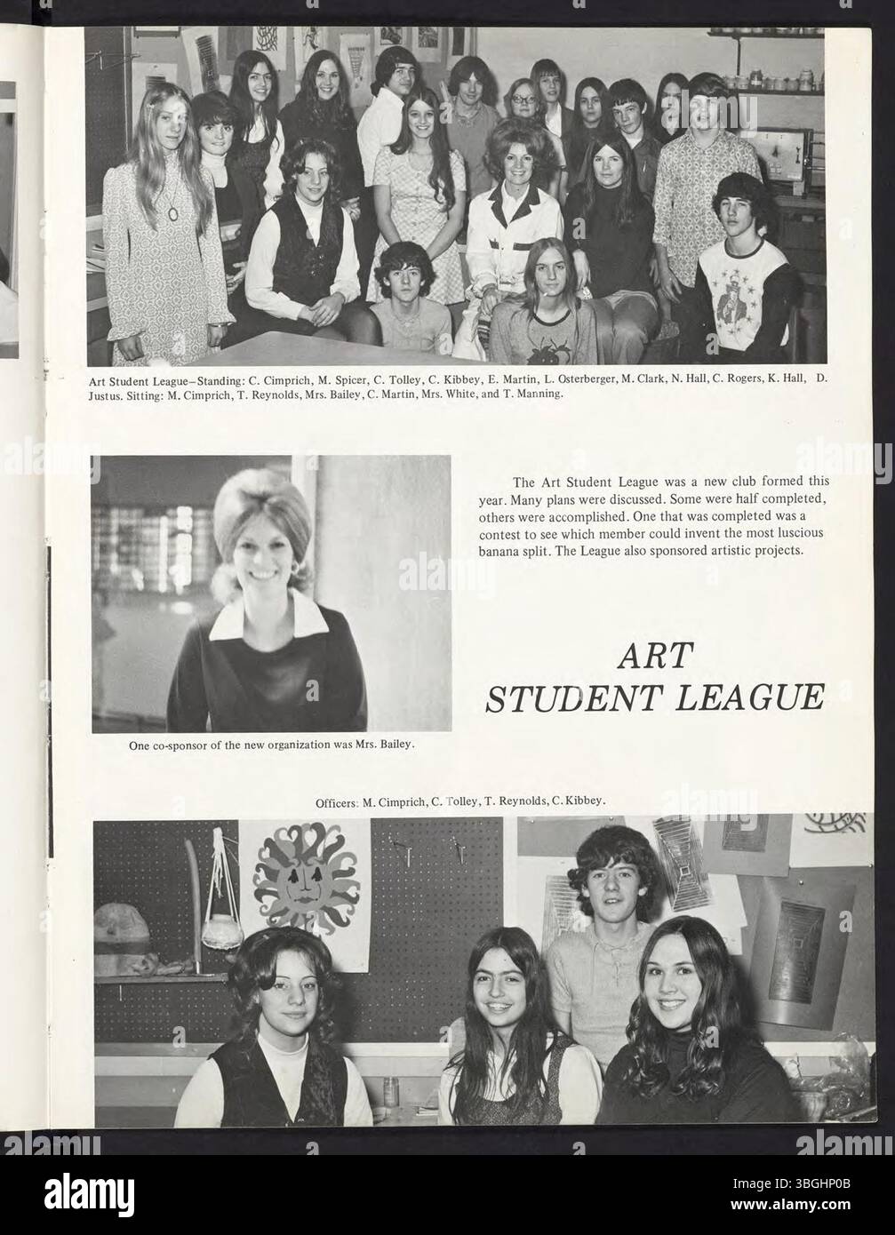 The 1973 Edgewood High School yearbook, titled 'The Image 1973 ...
