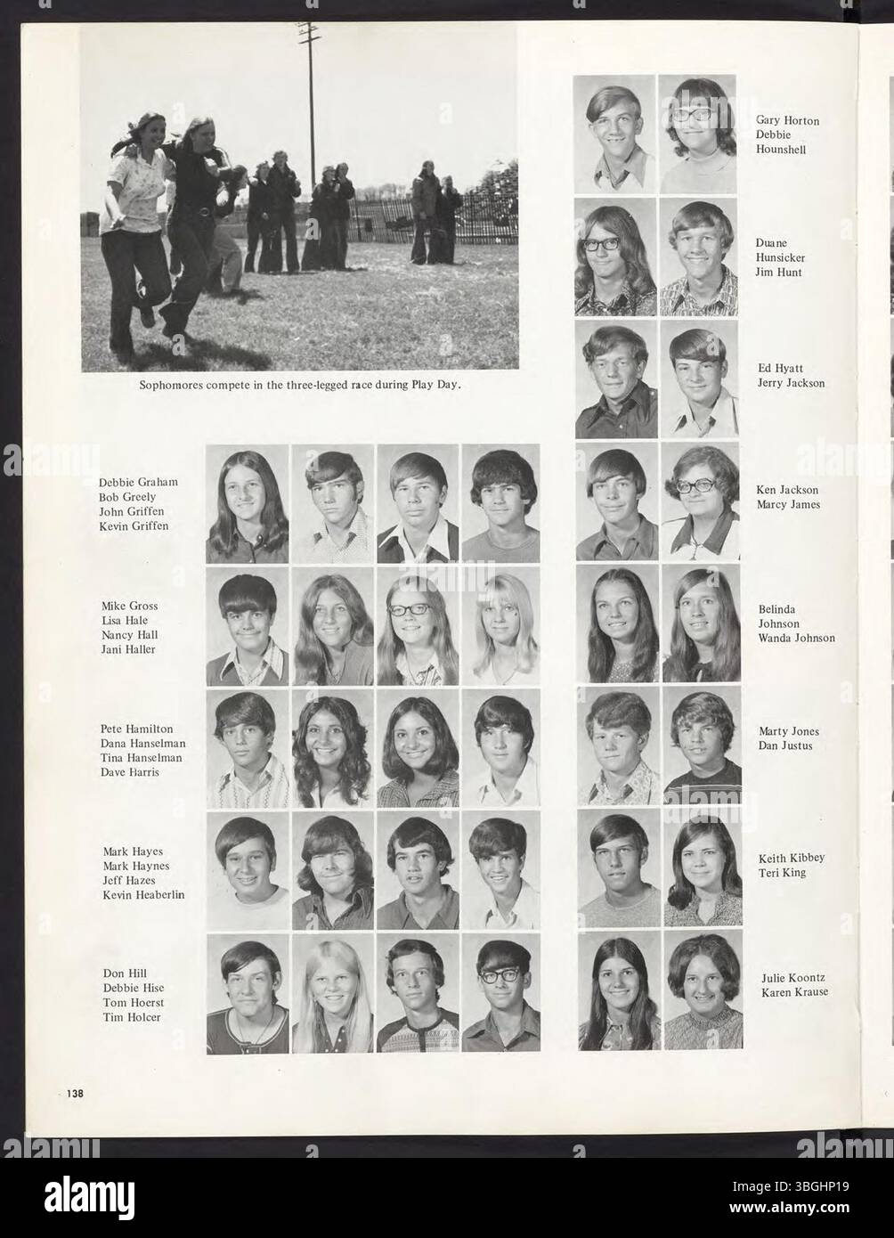 This page from the 1973 *Edgewood High School* yearbook captures the ...