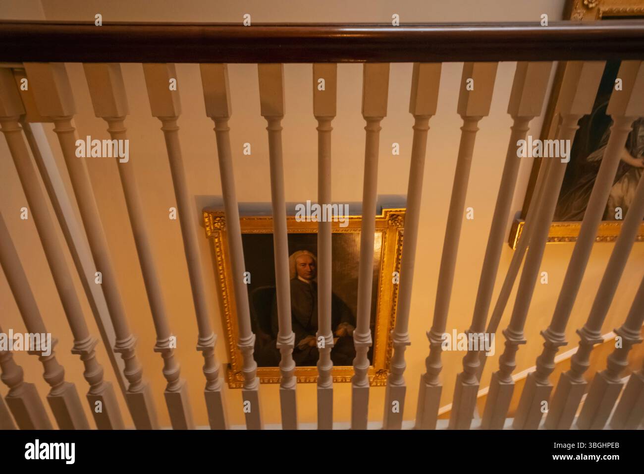 England, Somerset, Bath, Royal Crescent, No.1 Royal Crescent Georgian ...