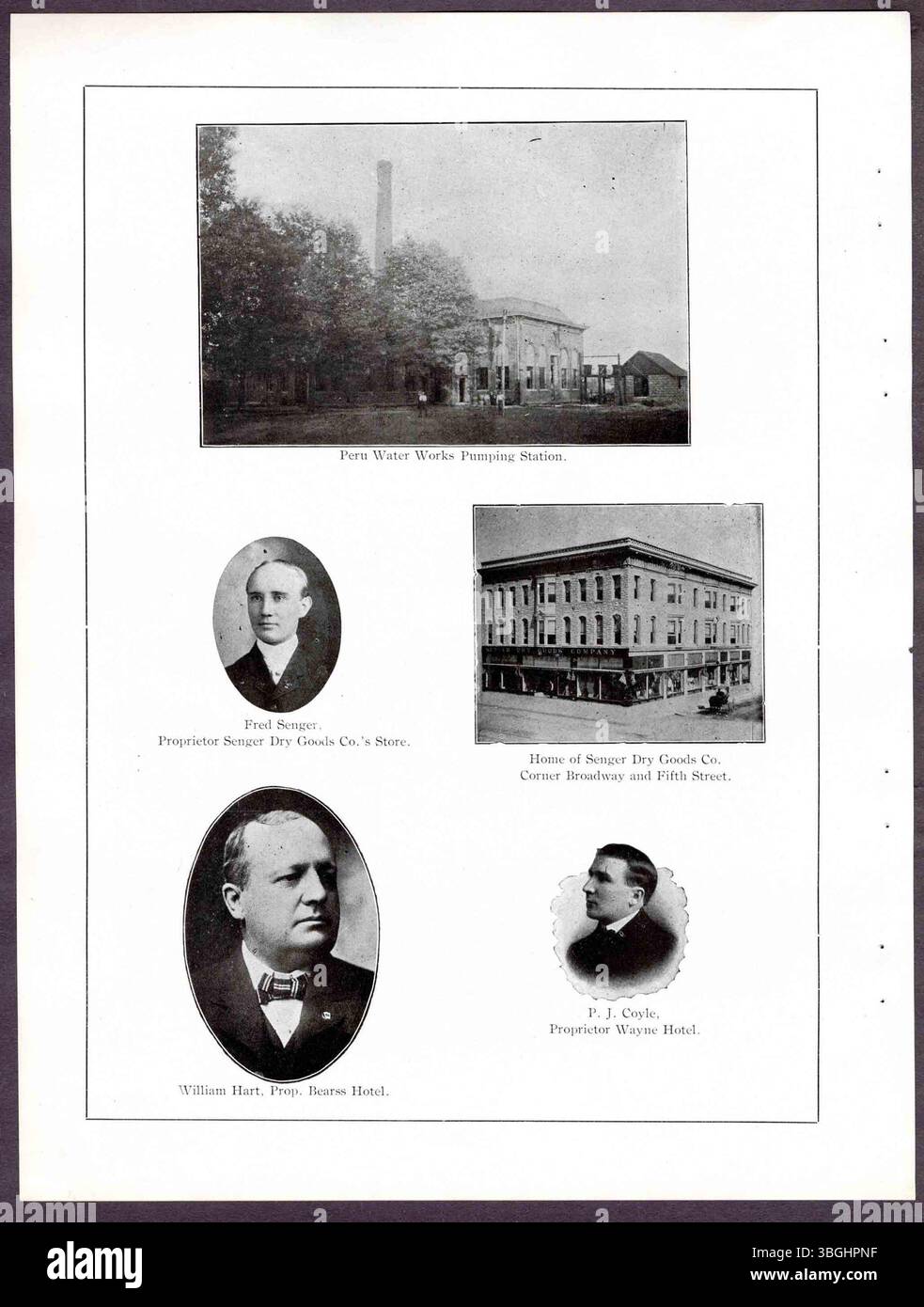 Pictorial history of peru indiana hi-res stock photography and images ...