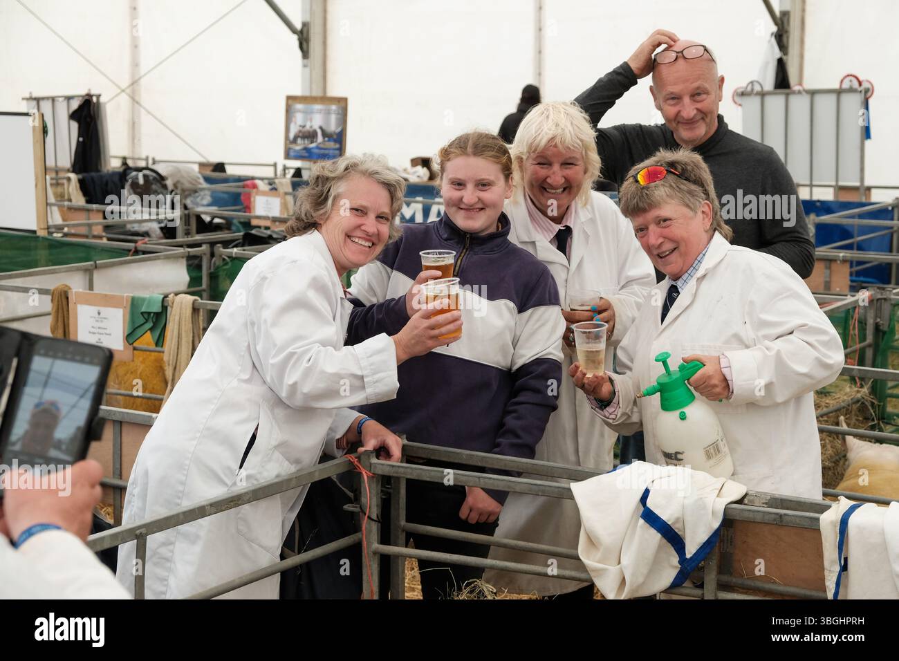 People at the Royal Cornwall Show at the Royal Cornwall Showground ...