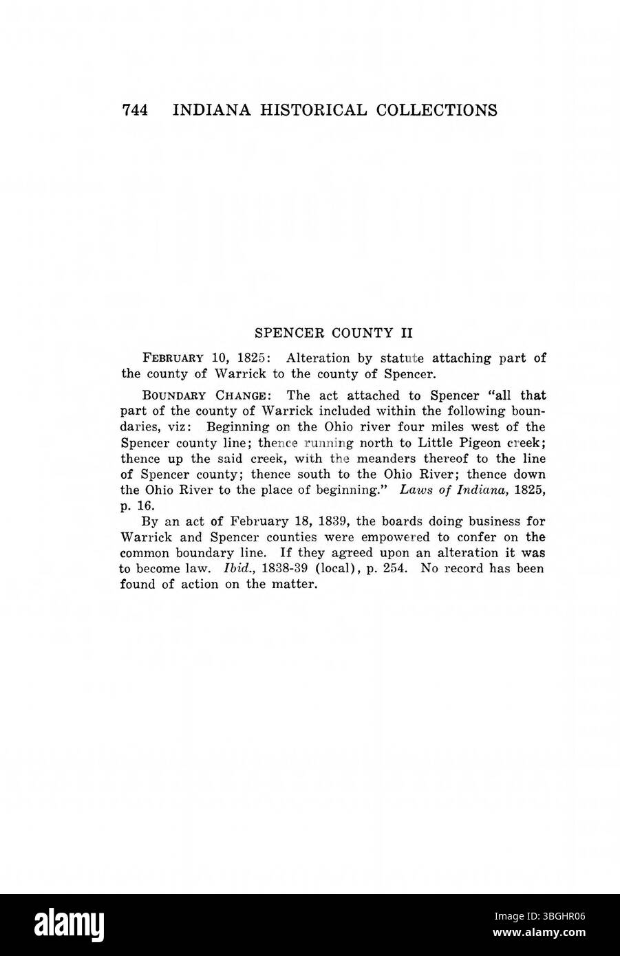 This 1967 reprint of 'Indiana Boundaries' provides a comprehensive ...