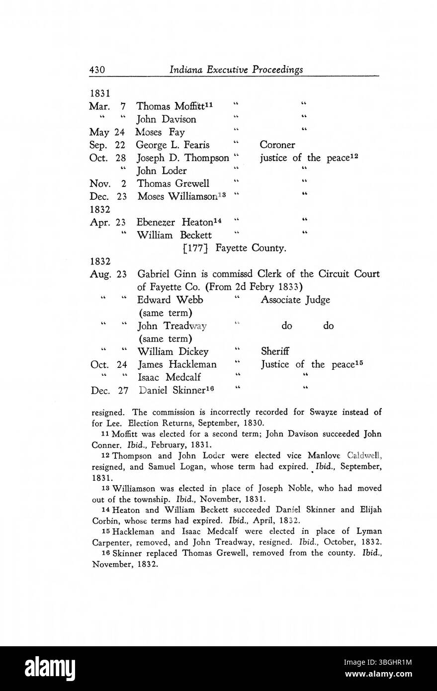 Indiana executive branch Black and White Stock Photos & Images - Alamy