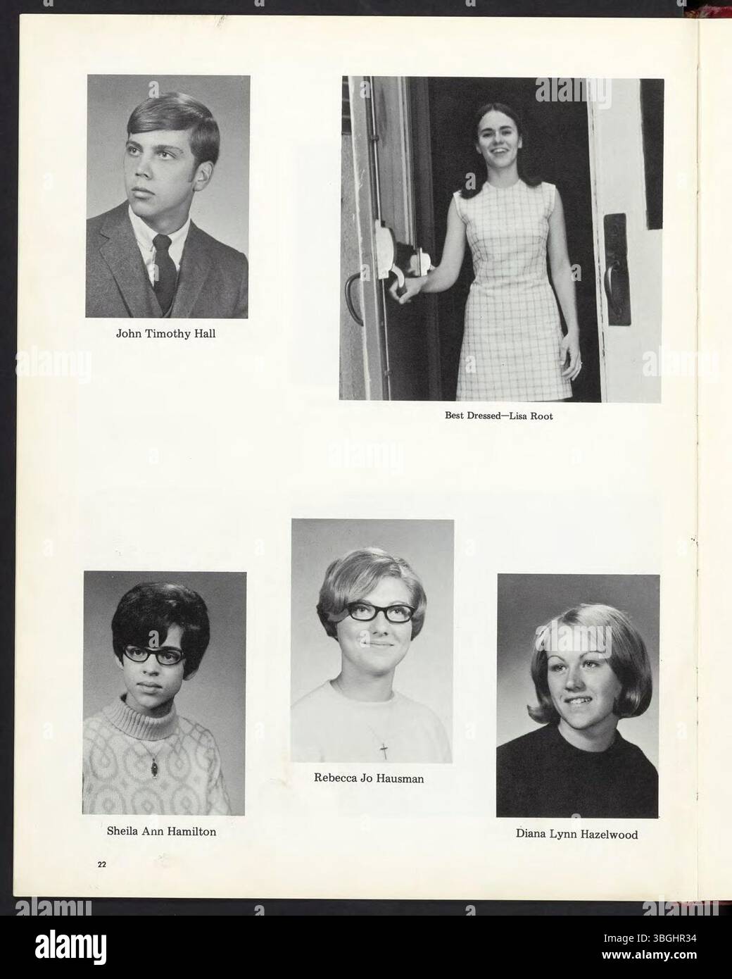 A 1970 page from Trenton High School’s yearbook 'The Trojan' featuring ...