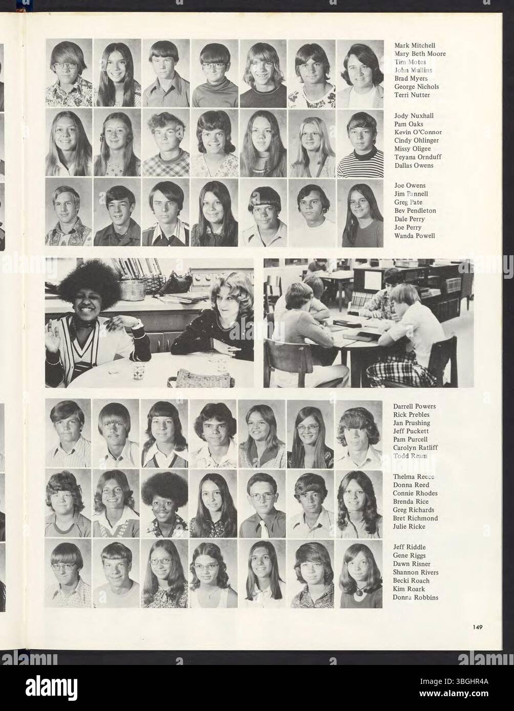 Page 153 of the 1975 Edgewood High School yearbook includes student ...