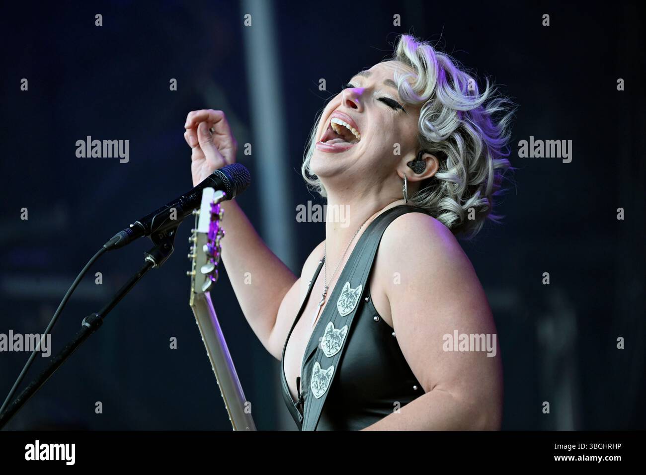 Samantha Fish (USA) performs on the Sweden Stage during the Sweden Rock ...