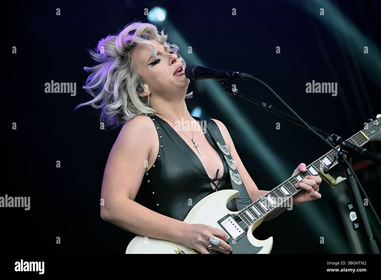 Samantha Fish (USA) performs on the Sweden Stage during the Sweden Rock ...