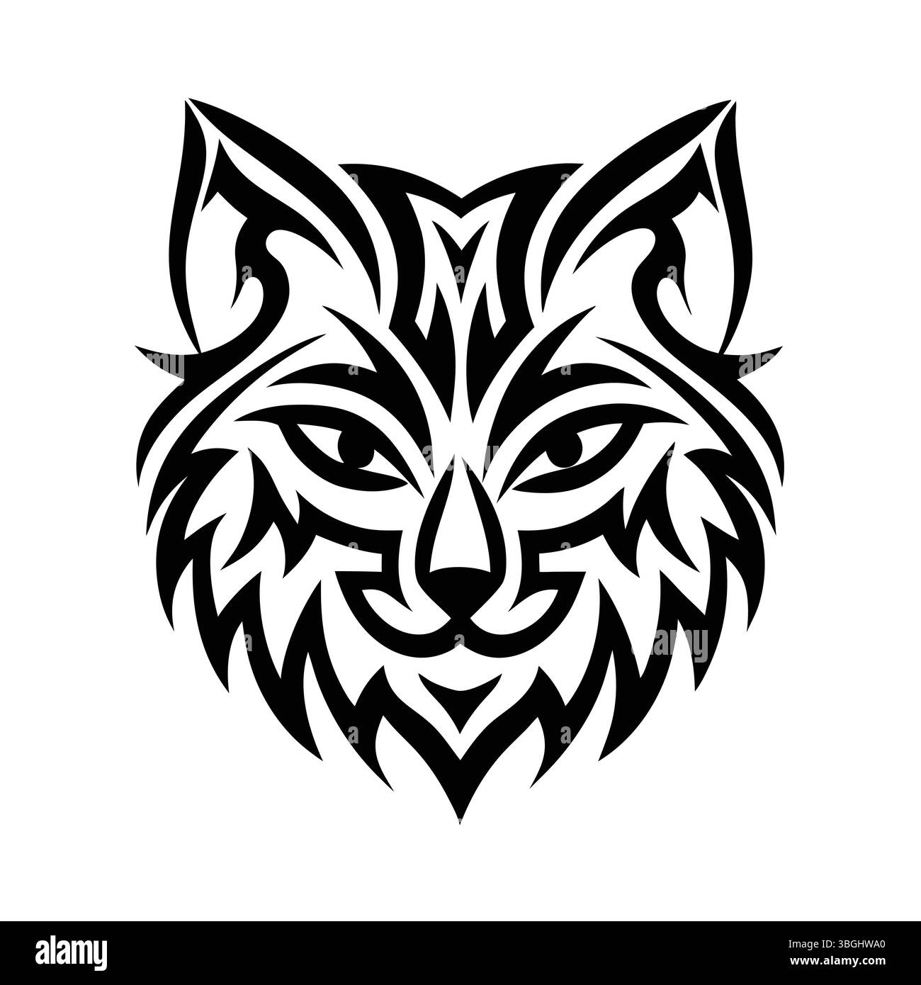 Tribal Wolf Vector