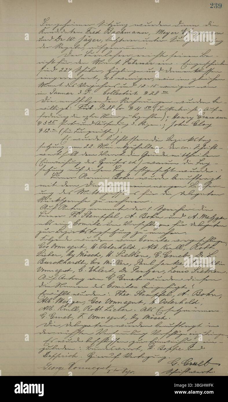 This page from the handwritten Board of Directors minutes (1894-1904 ...