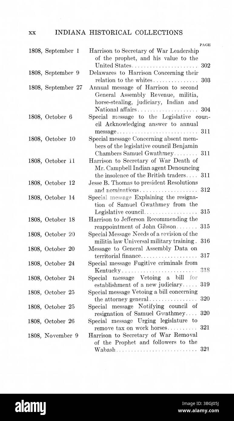 This is a collection of William Henry Harrison's letters and messages ...