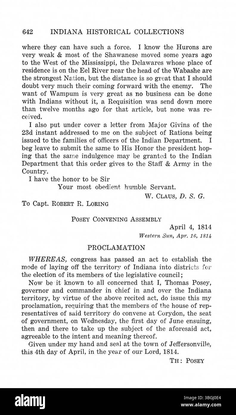 This edition includes William Henry Harrison's letters and messages ...