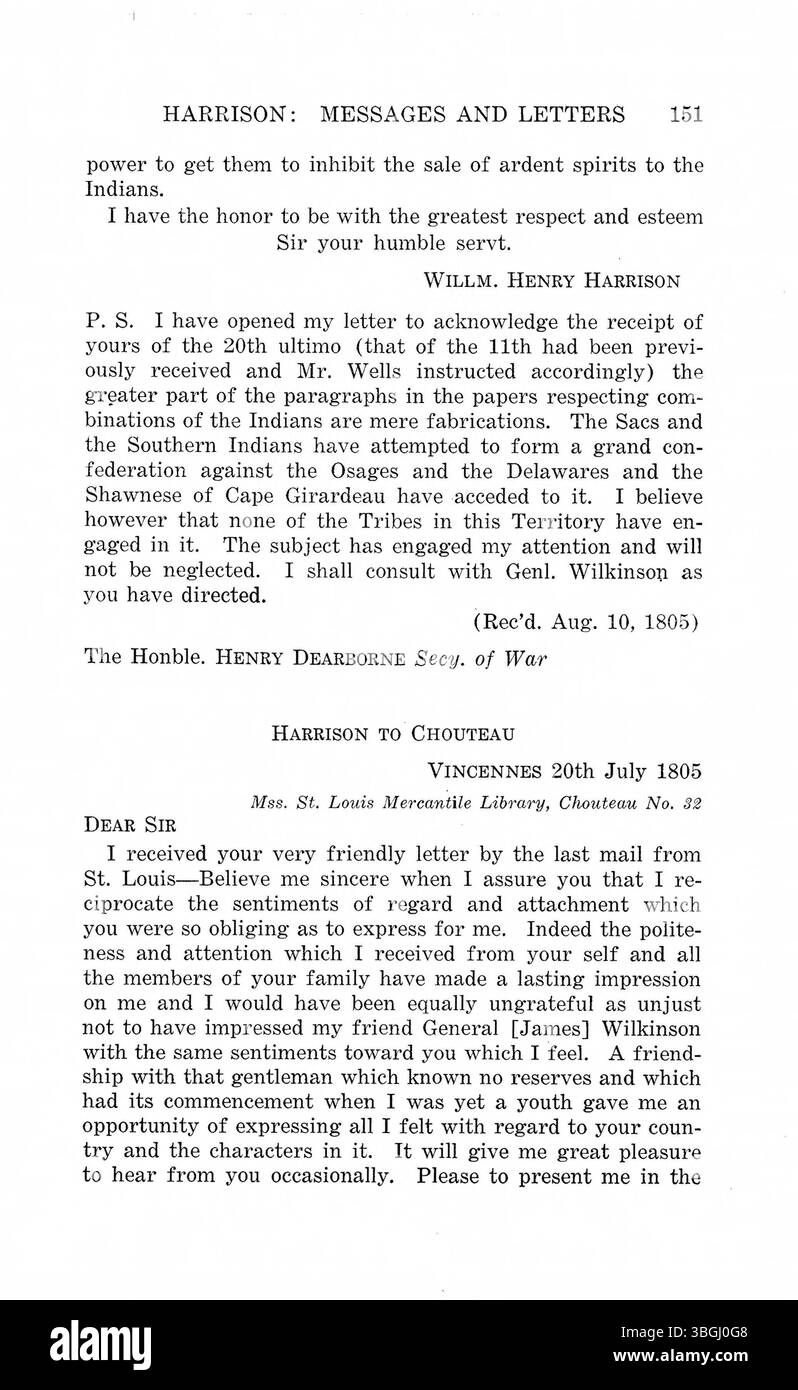 The two-volume set of William Henry Harrison’s letters and messages ...