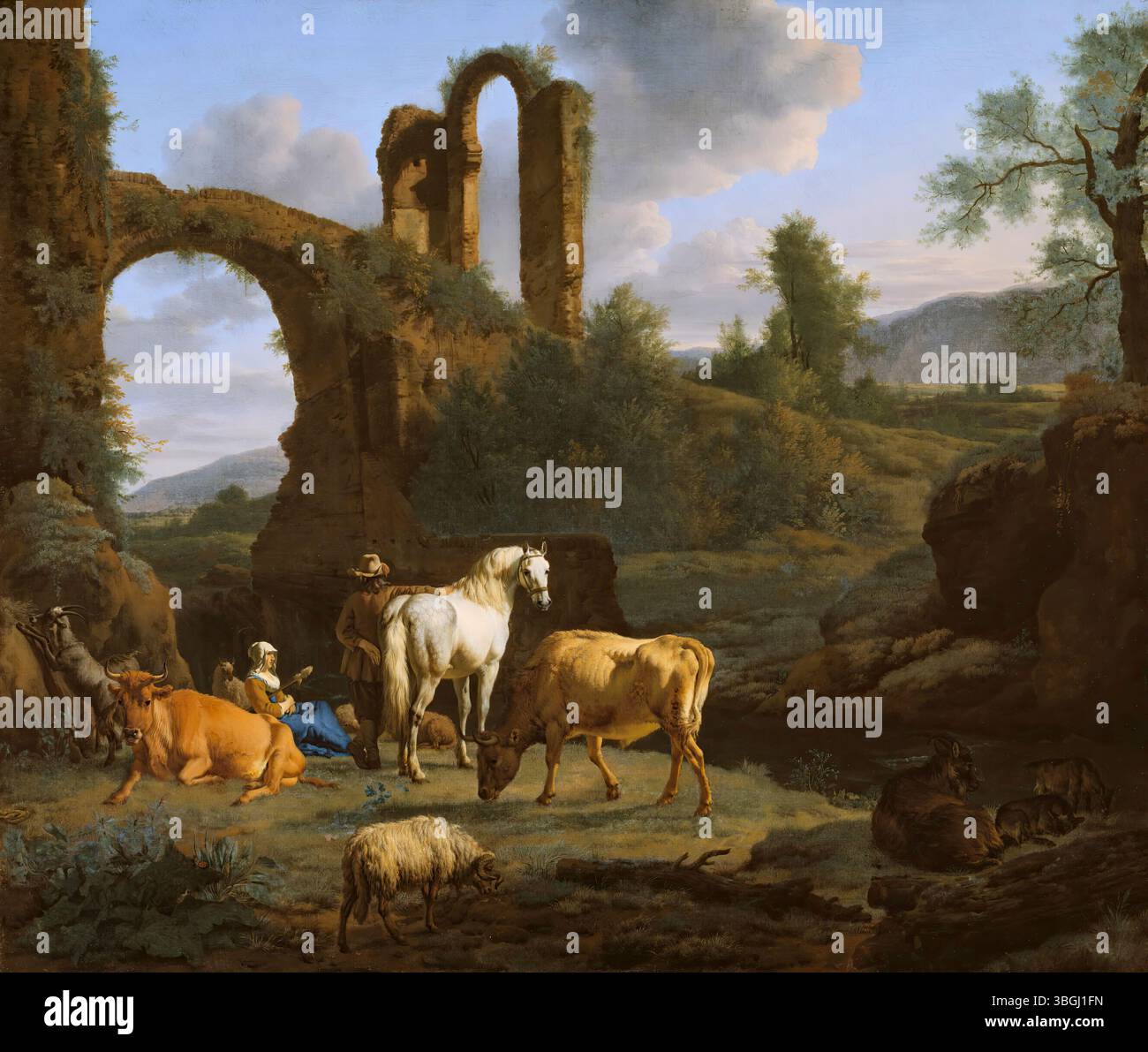 17th century painting ruins hi-res stock photography and images - Alamy