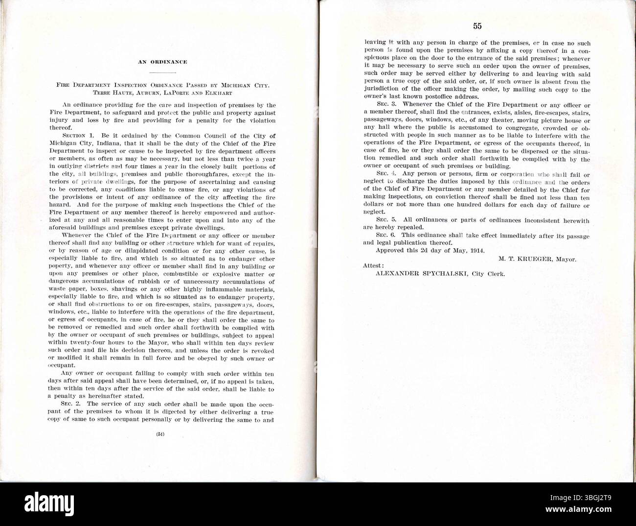 This is the 1914 annual report from the Indiana State Fire Marshal ...