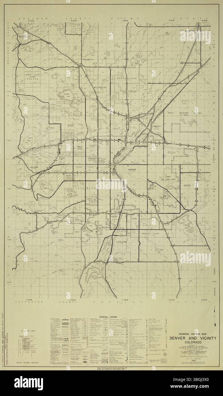 1930s highway map hi-res stock photography and images - Alamy