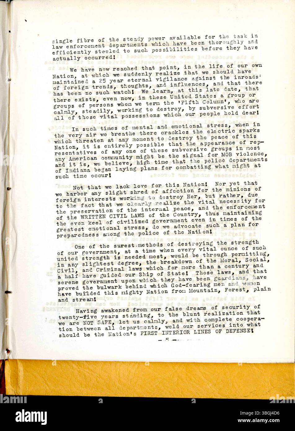 Page 9 of the April 1940 Indiana Law Enforcement Digest, prepared by ...