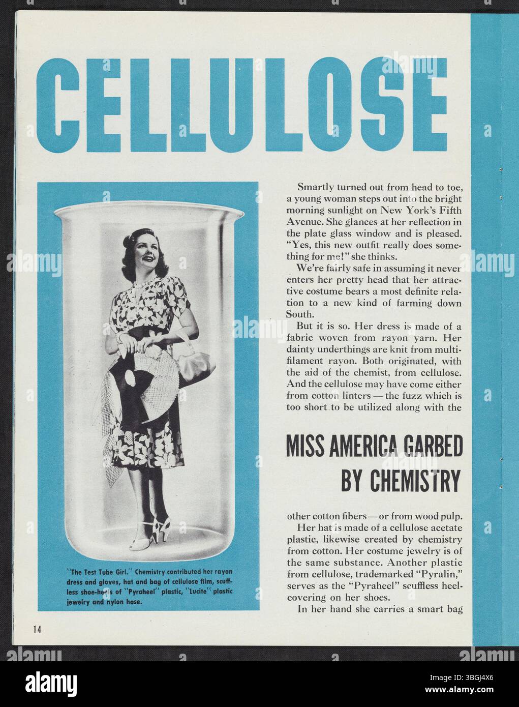 This illustration from Du Pont's 1940 promotional booklet shows the ...