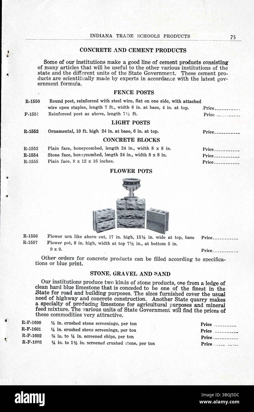 This catalog from 1926 presents items produced by the Indiana State ...