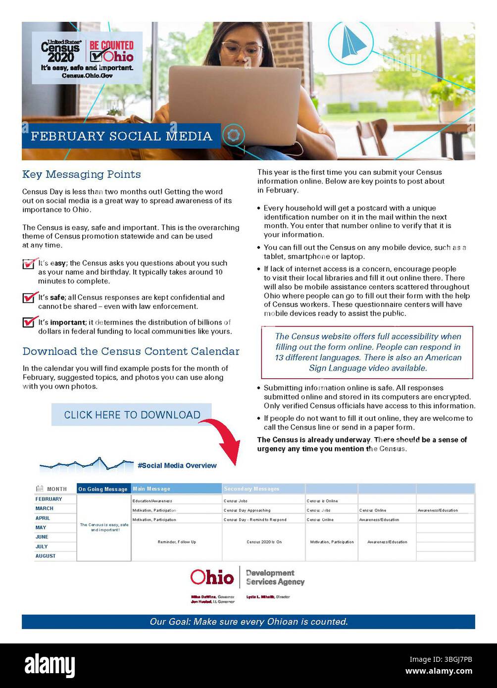 In February 2020, Ohio launched a social media campaign with the goal ...