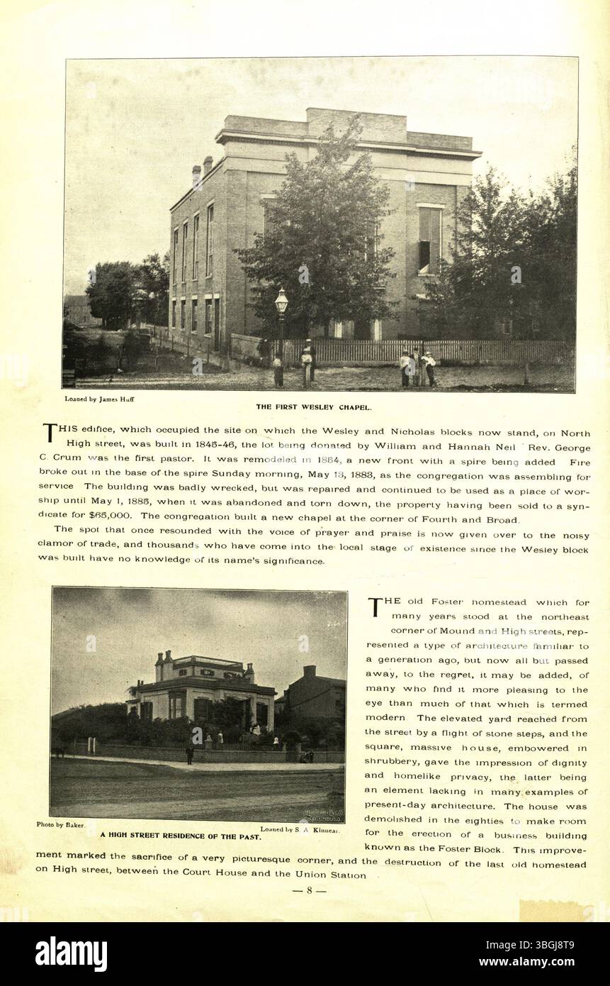 The 1898 'Story of Columbus: Past, Present and Future of the Metropolis ...