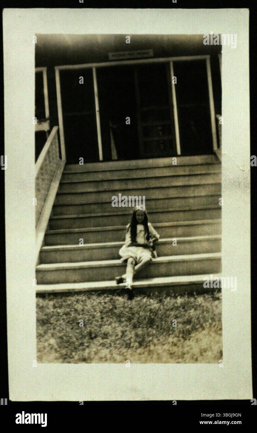 This image from the Born family album depicts Katharine Born McClure, a ...