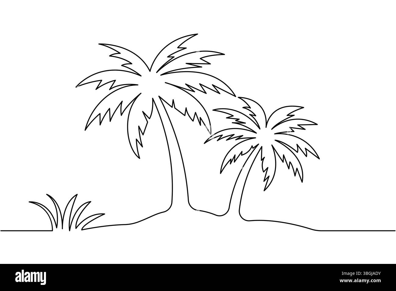 Minimal beach art Stock Vector Images - Alamy