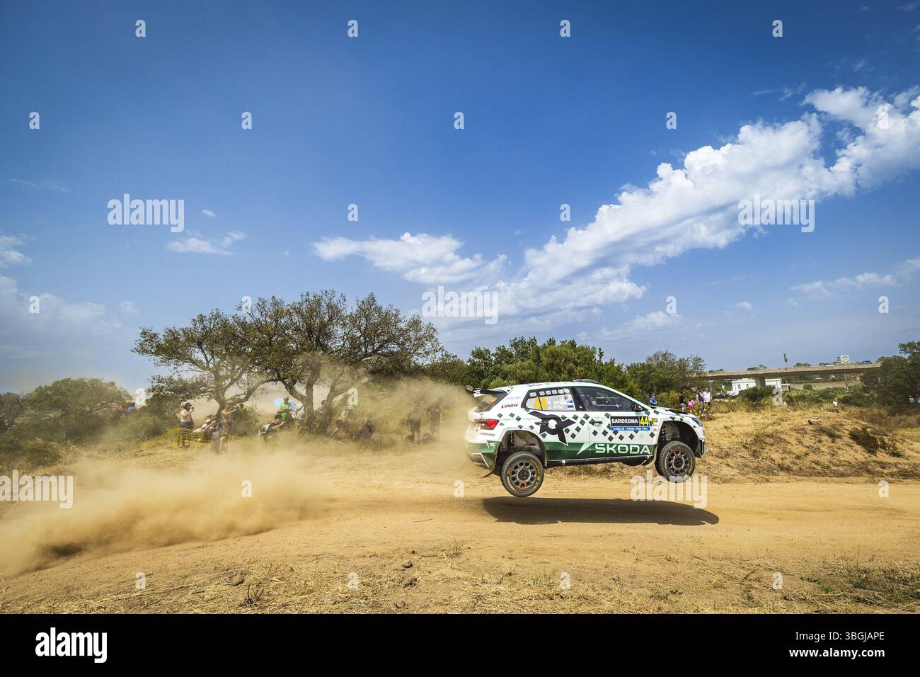 44 Robert VIRVES, Jakko VIILO, Skoda Fabia RS Rally2, action during the ...