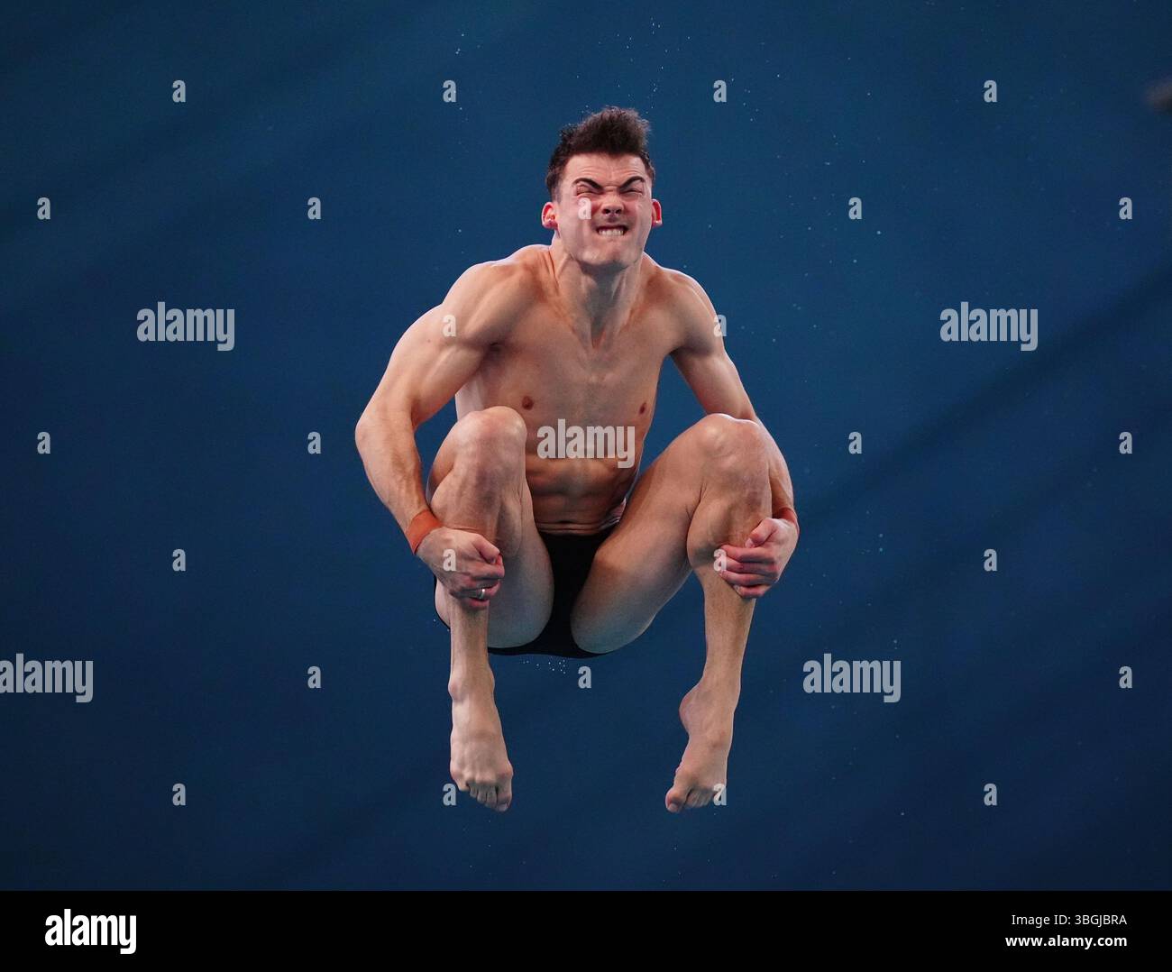 Ross Haslam of City of Sheffield Dive Club in the Mens 1m Preliminary ...