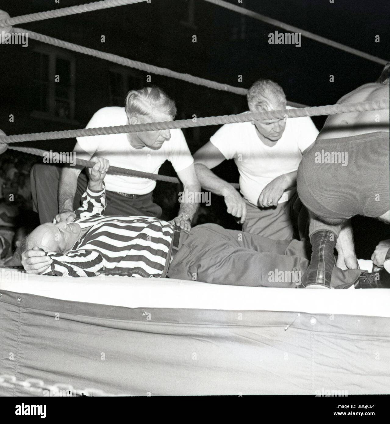 In 1958, professional wrestling events were held at Haft's Acre, an ...