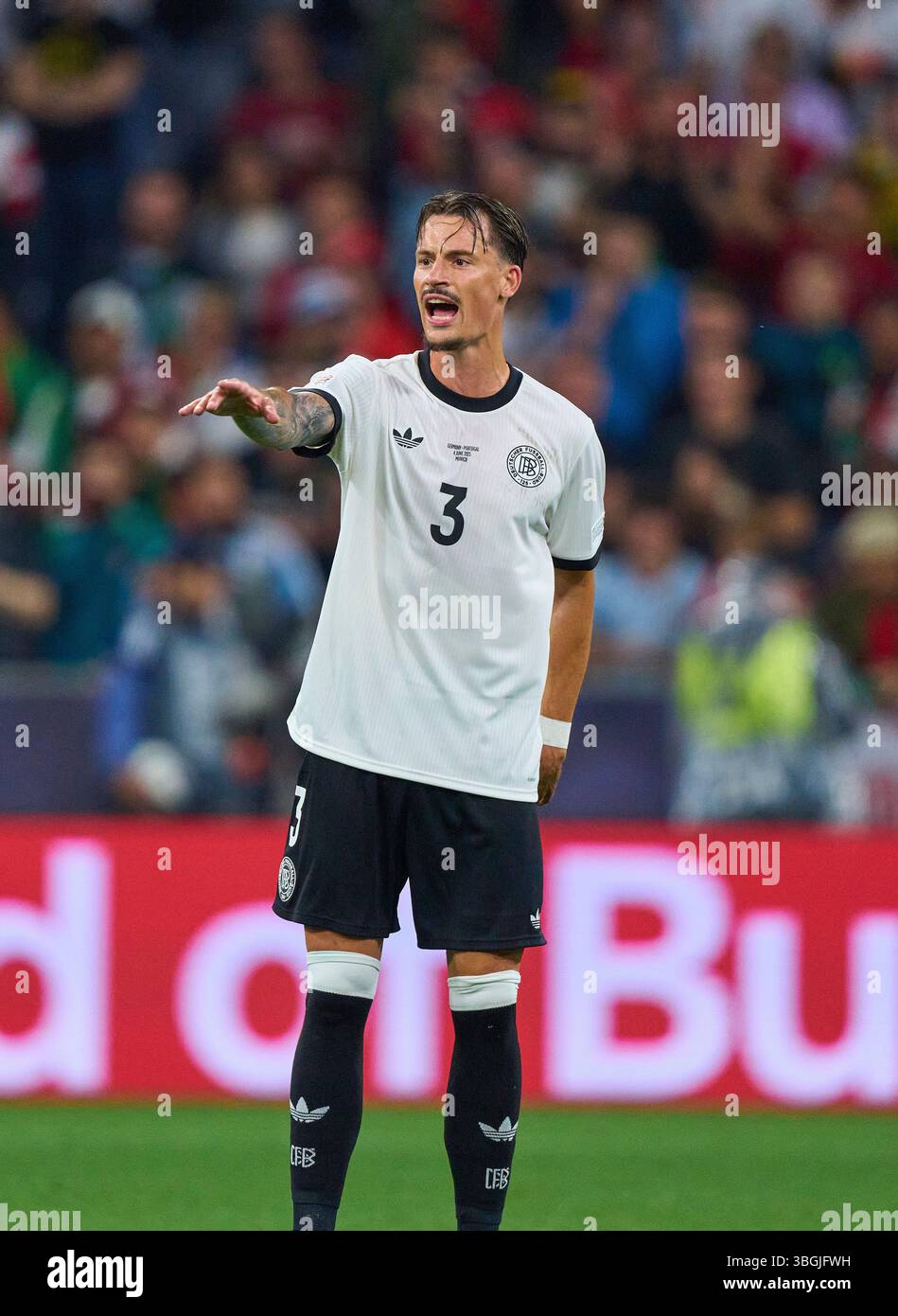 Robin Koch, DFB 3 in the UEFA Nations League 2025 semi final match ...