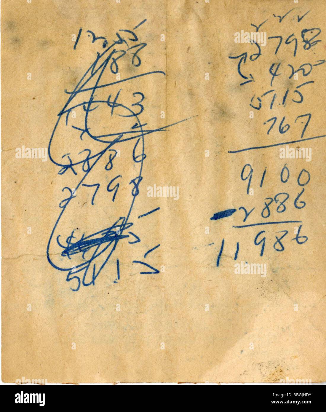 A handwritten note on Pennsylvania Railroad paper, written by Reverend ...