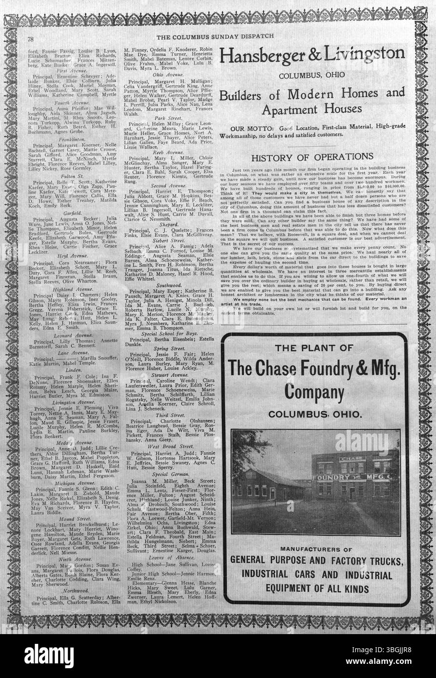Published in 1912, the Columbus Sunday Dispatch Centennial Edition ...