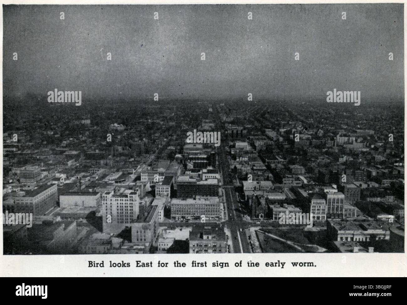 A 1945 view of downtown Columbus, looking east along Broad Street ...