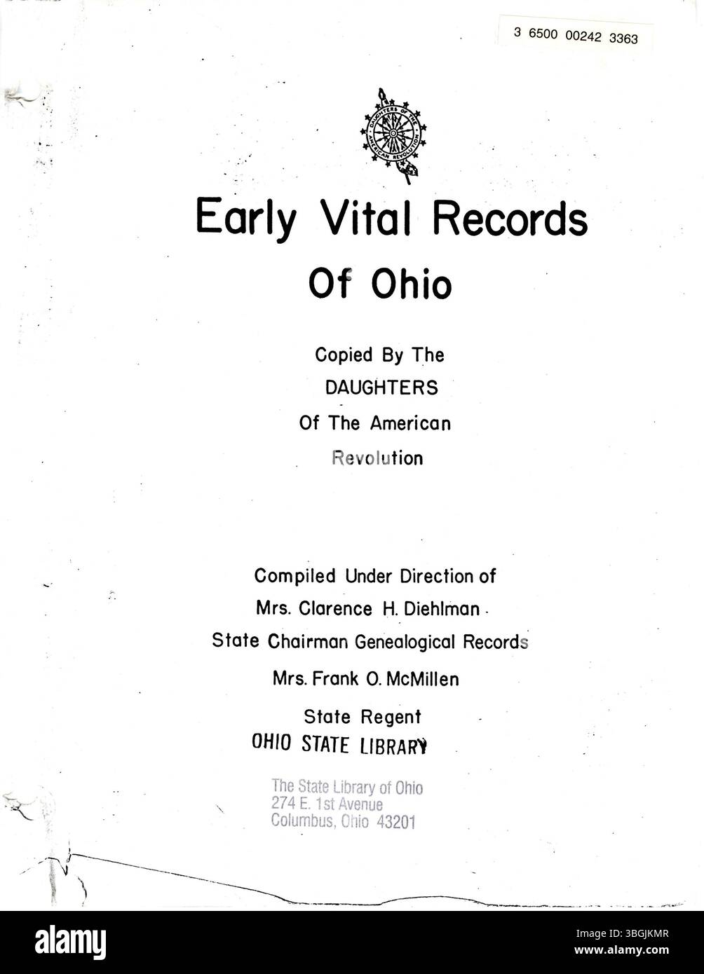 This section of the 1948 transcription book covers headstone ...