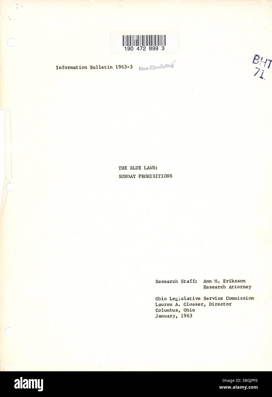 1963 information bulletin from hi-res stock photography and images - Alamy