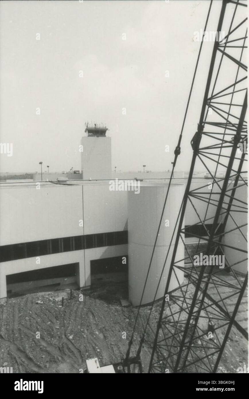 Photographs of the construction of Port Columbus International Airport ...