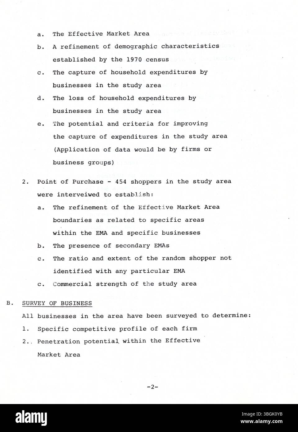 This section of the 1979 analysis examines the potential for business ...