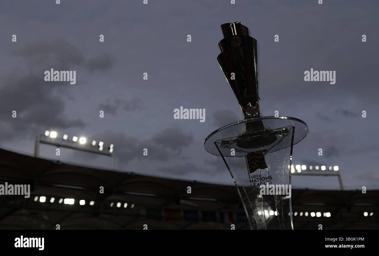 Stuttgart, Germany. 05th June, 2025. Soccer: Nations League A, Spain ...