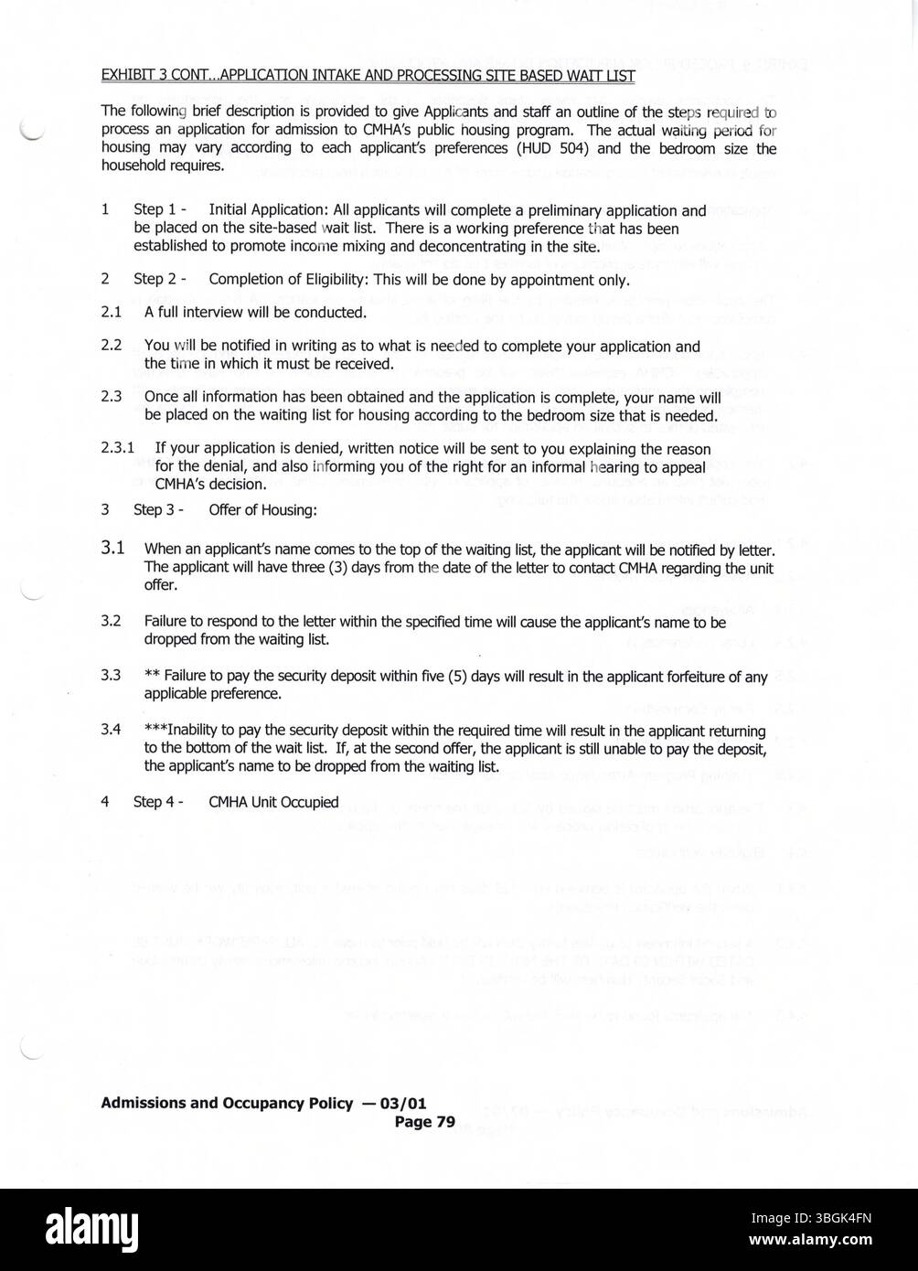 The 2001 report by the Columbus Metropolitan Housing Authority ...