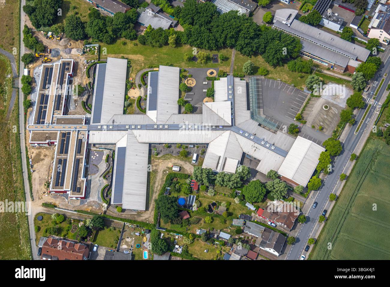 Luftbild, LVR-Christoph-Schlingensief-Schule Waldorfschule, Schwarze ...