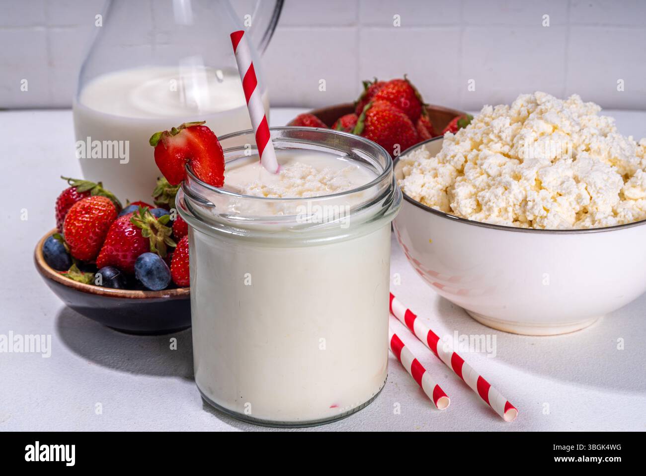 Cottage cheese milkshake, high-protein non protein powder, yogurt based ...