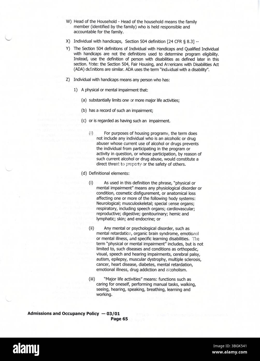 The 2001 submission by the Columbus Metropolitan Housing Authority to ...
