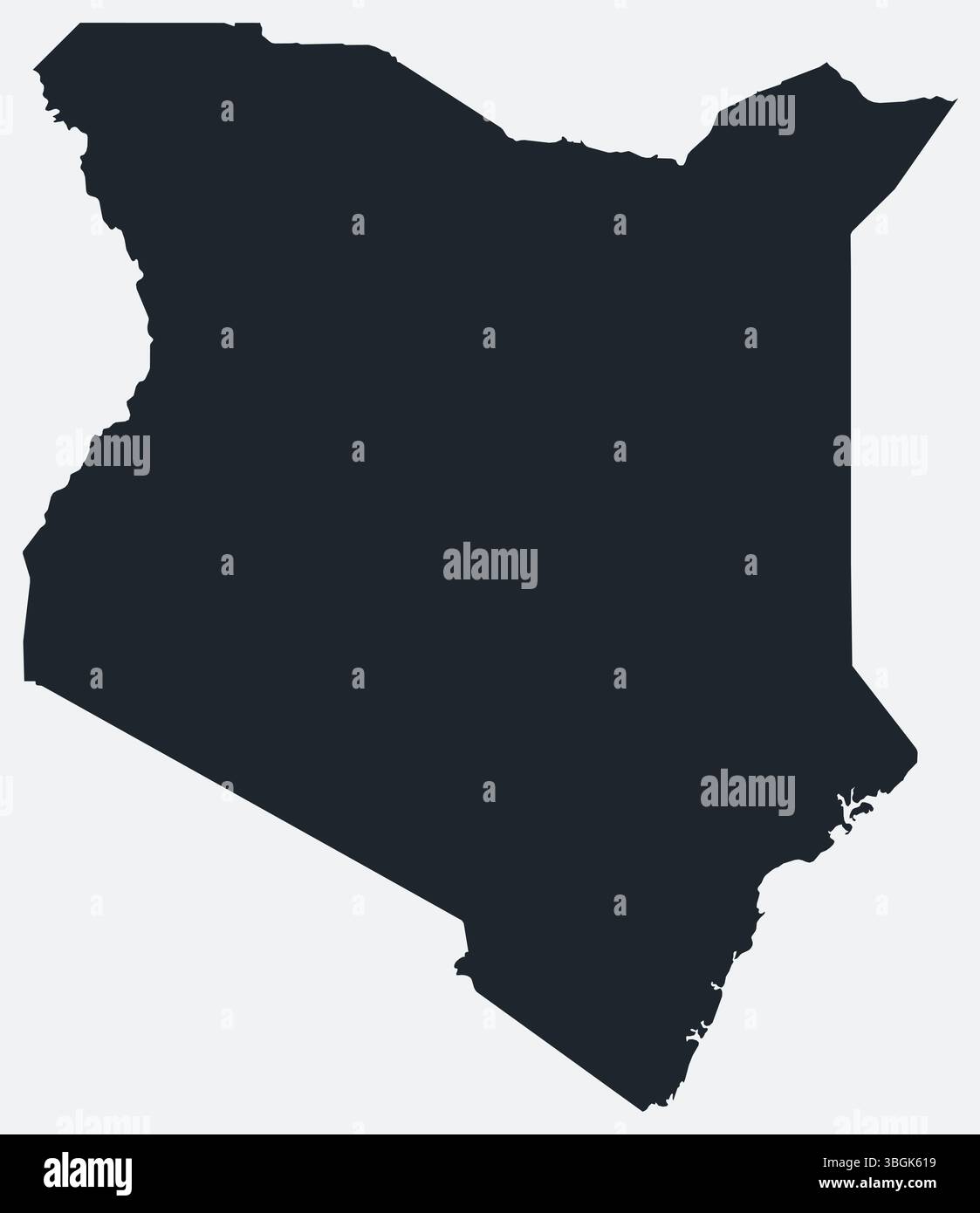 Blank mombasa map hi-res stock photography and images - Alamy