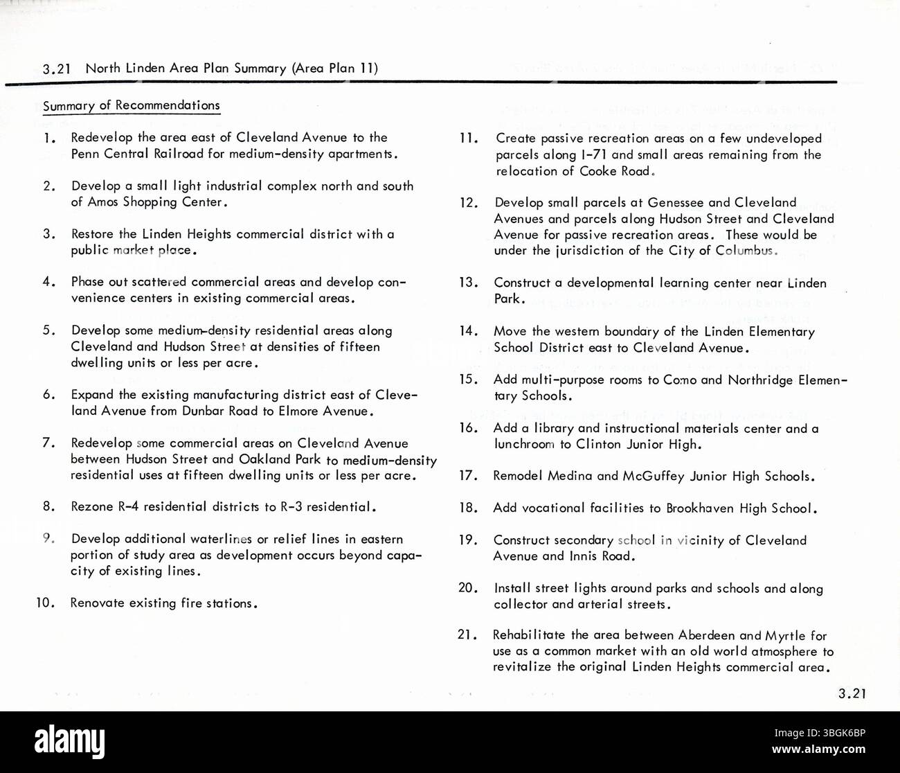 The North Linden Information Profile (1977) compiles planning and ...